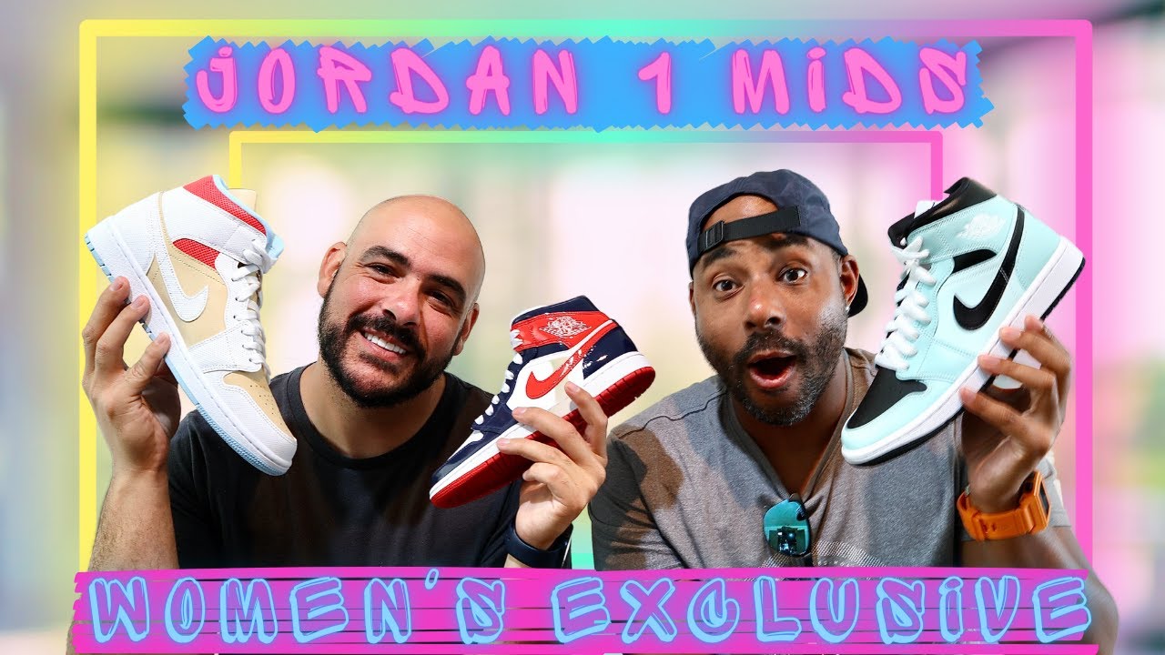 JORDAN 1 MID | WOMEN EXCLUSIVES | WITH BOTTOM BUNK SHOES | MORE SNEAKER ...
