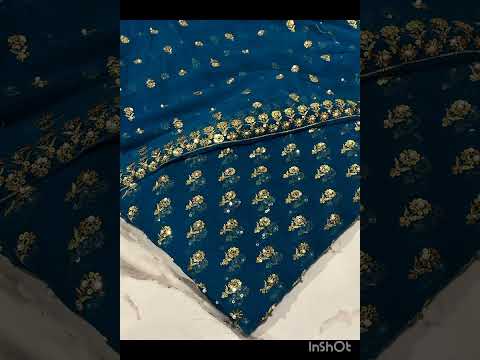 chiffon sequence work|chiffon embroidered collection - YouTube