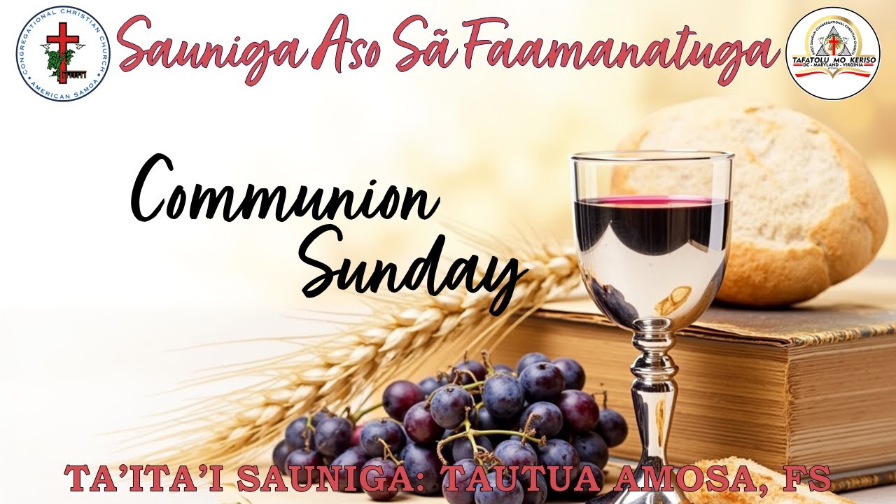 Sauniga Lotu Faamanatuga, Iuni 1 2025 - YouTube