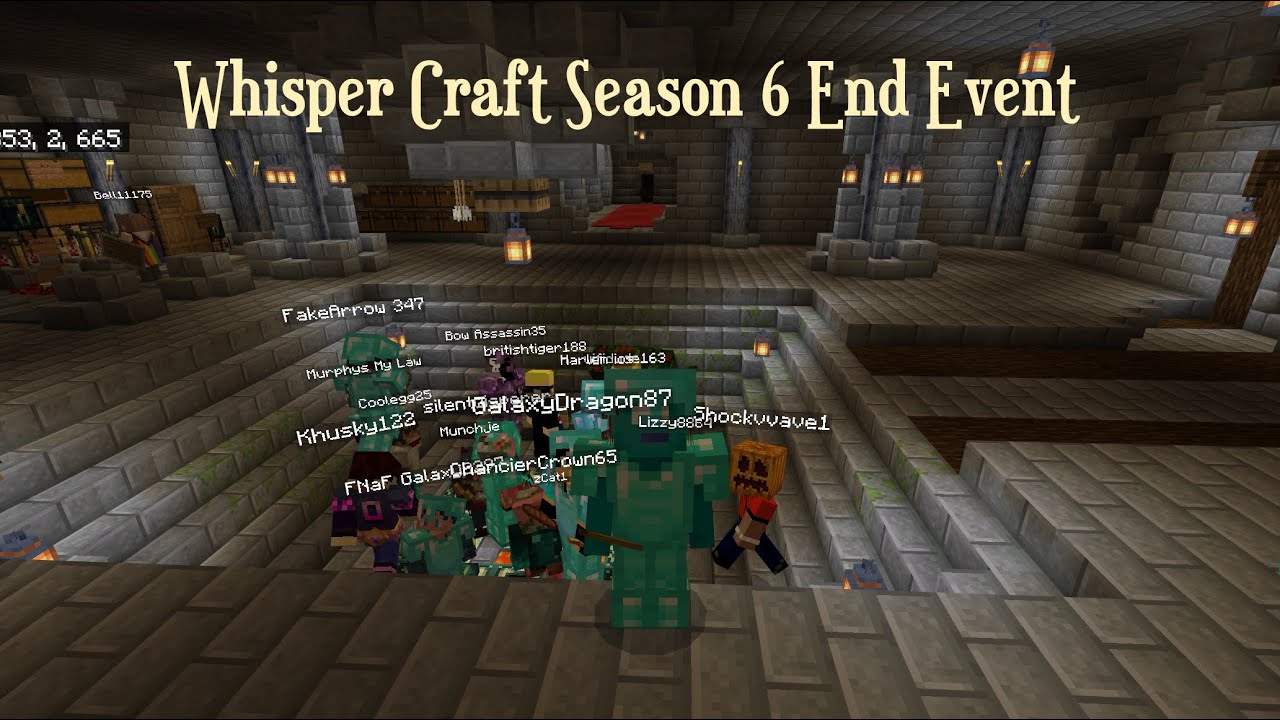 Whisper Craft Season 6 end event - YouTube