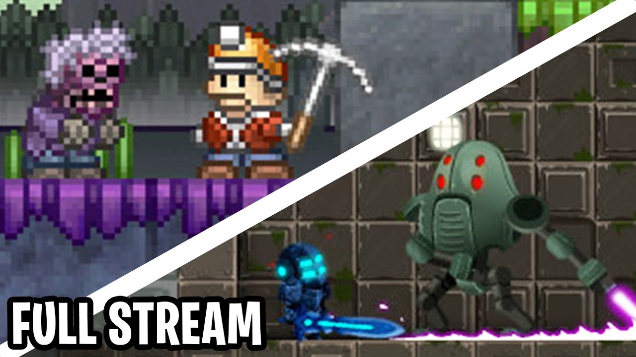 playing MORE AND MORE "Terraria Clones..." (FULL STREAM) - YouTube