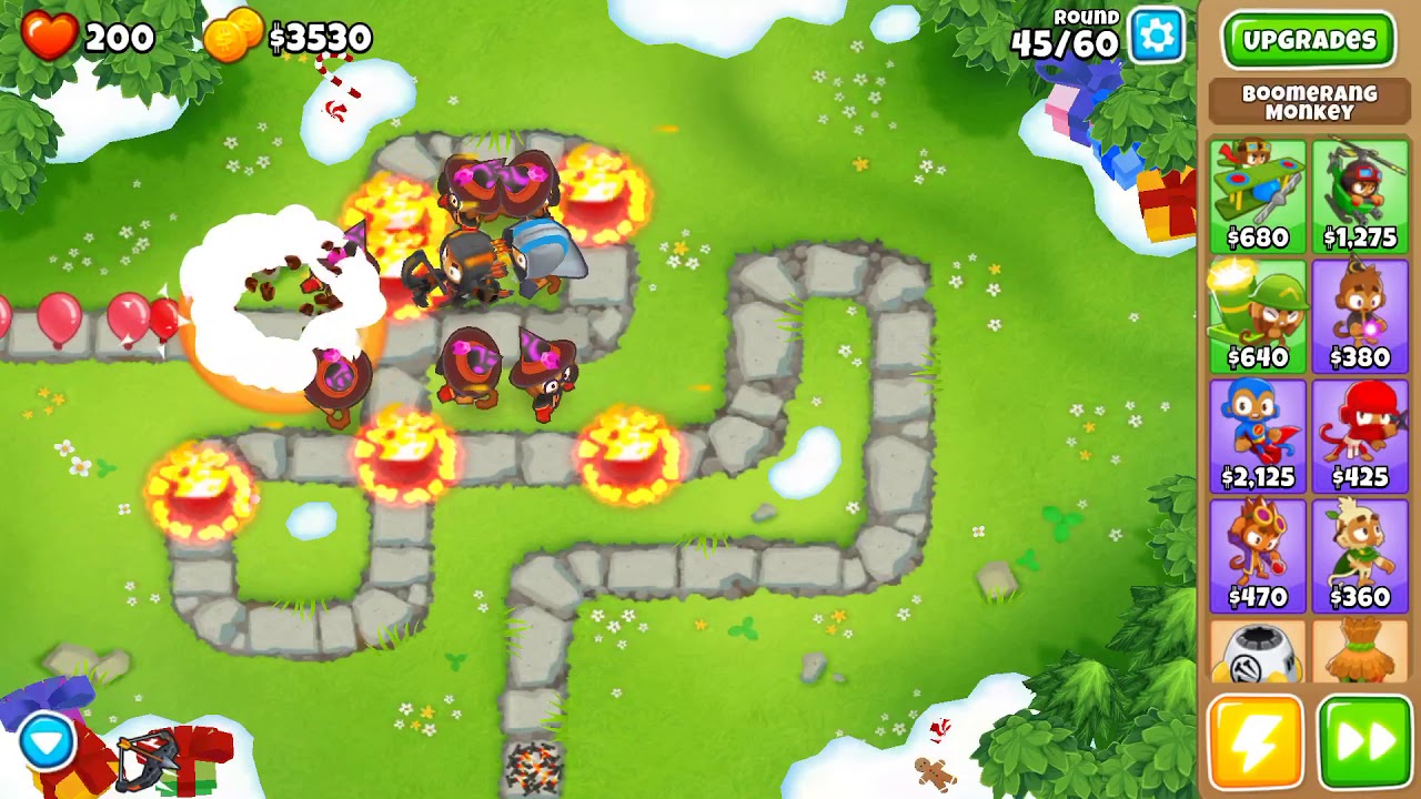 Balloons Tower Defense 6 || Monkey Meadow- Deflation (smooth) - YouTube