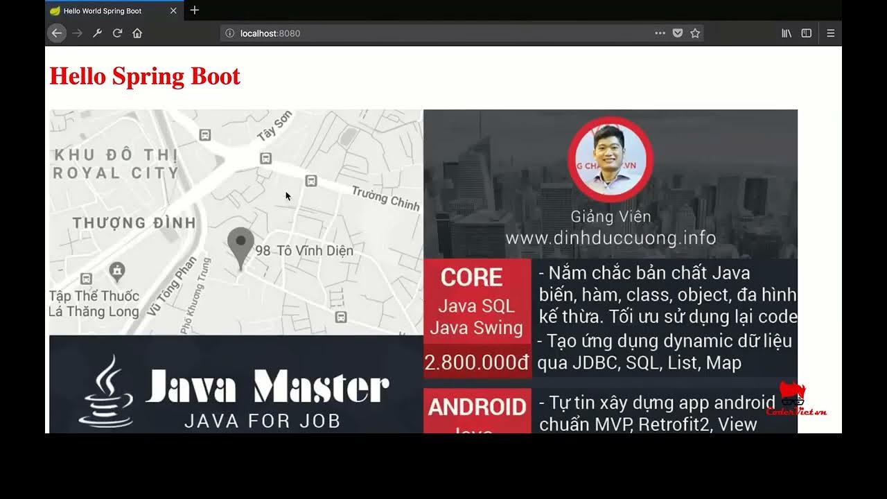 HỌC JAVA SPRING BOOT - BÀI 2 - CẤU HÌNH BẰNG PROPERTIES VÀ YML - YouTube