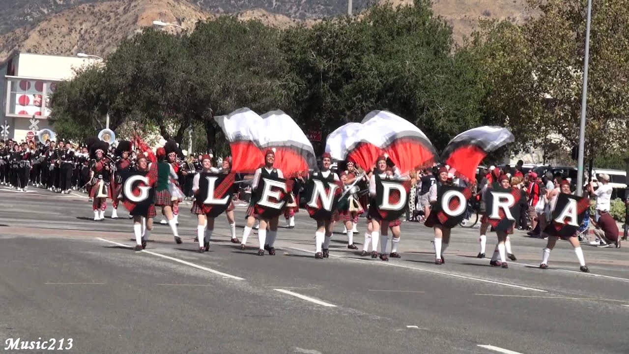 Glendora HS - The Thin Red Line - 2015 Azusa Golden Days Parade - YouTube