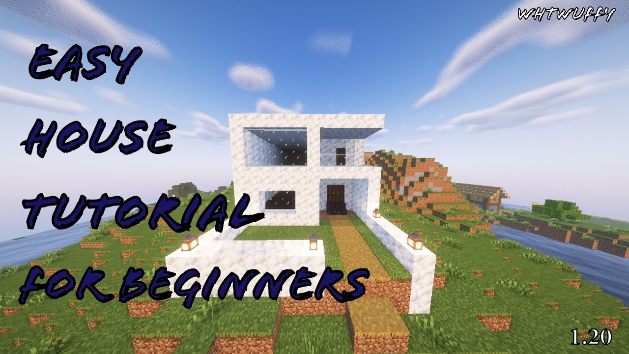 Easy House Tutorial For Beginners | Minecraft 1.20 - YouTube