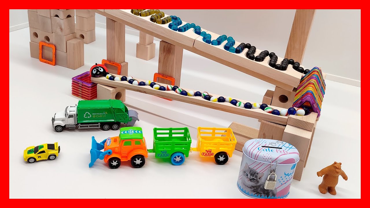 Marble Magic 🌞 ASMR Delight with Magnetic Marvels and Colorful Ball ...