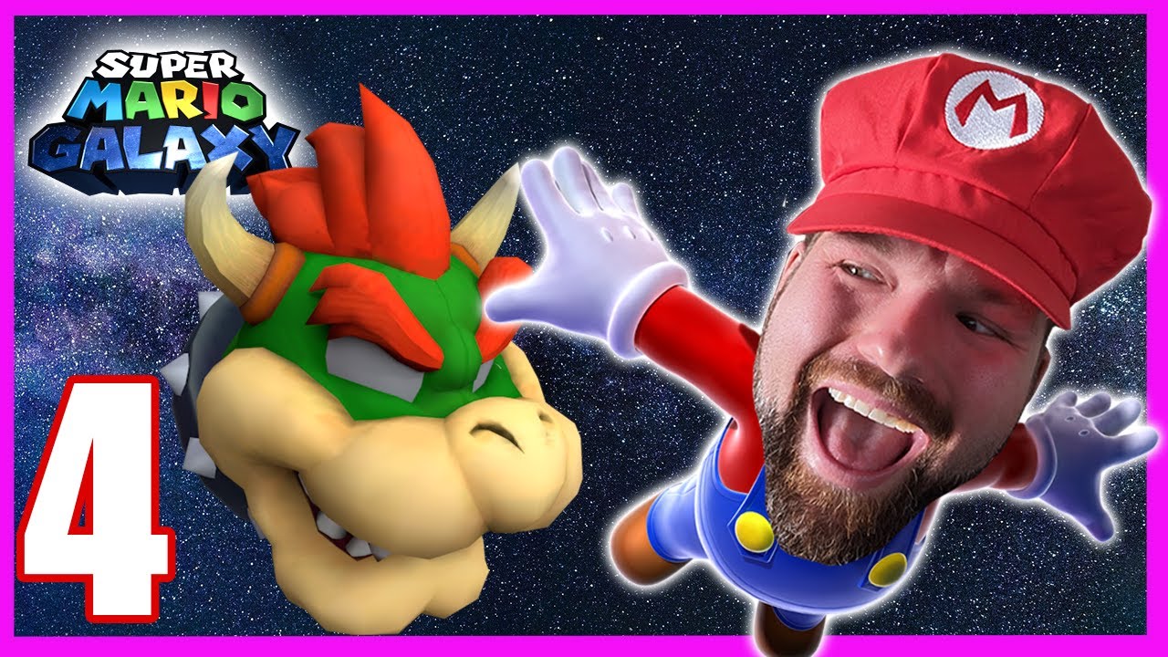 Super Mario Galaxy - 4 - Galaxy Buster Bowser - YouTube