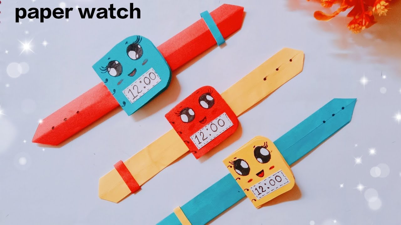DIY cute paper watch note book idia # original paper watch notebook ...
