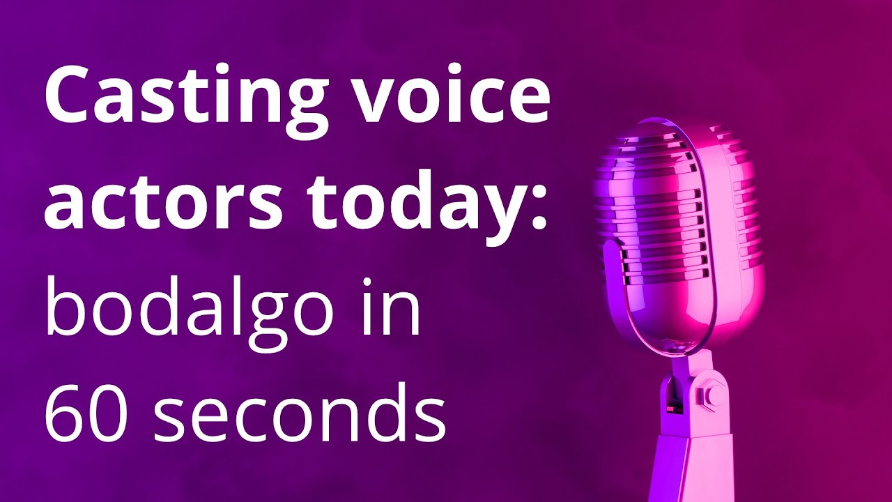 Introducing bodalgo in 60s | Award-Winning Voice Actor Casting - YouTube