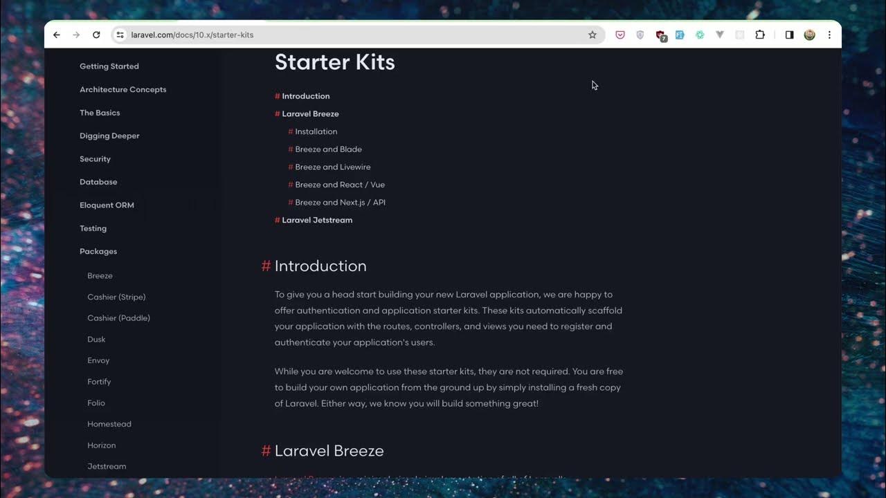 Boost Your Laravel Development Workflow - Essential Starter Kit Packages - YouTube