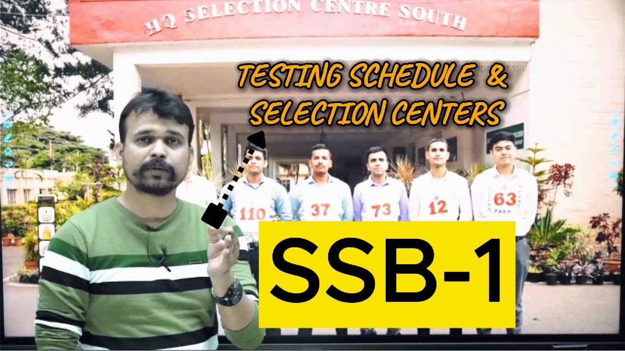 SSB INTERVIEW PREPARATION I SSB TESTING SCHEDULE & SELECTION CENTERS I ...