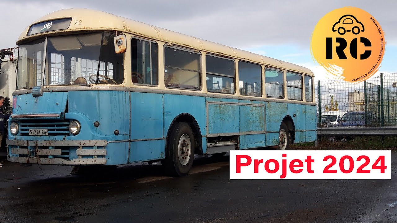 Restauration d'un bus Chausson des années 60 - YouTube
