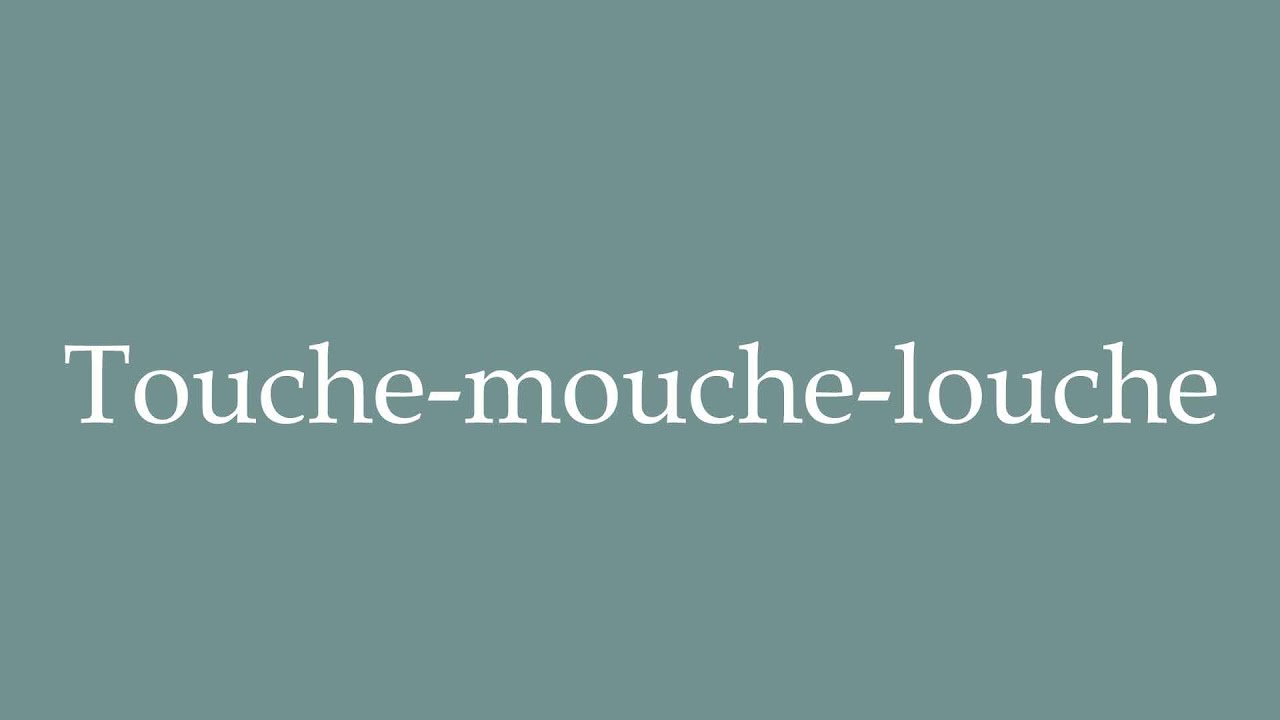 How to Pronounce ''Touche-mouche-louche'' (Touch-fly-ladle) Correctly ...