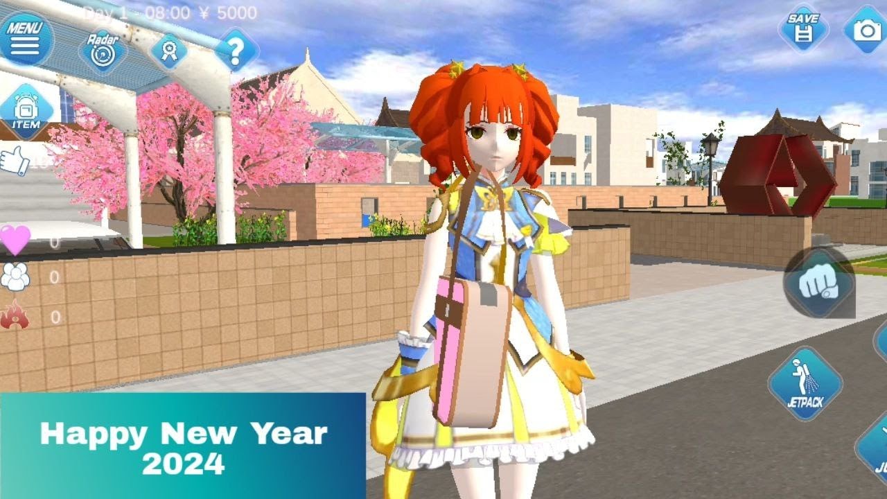 School simulator //Anime City High School Simulator girl gameplay - YouTube