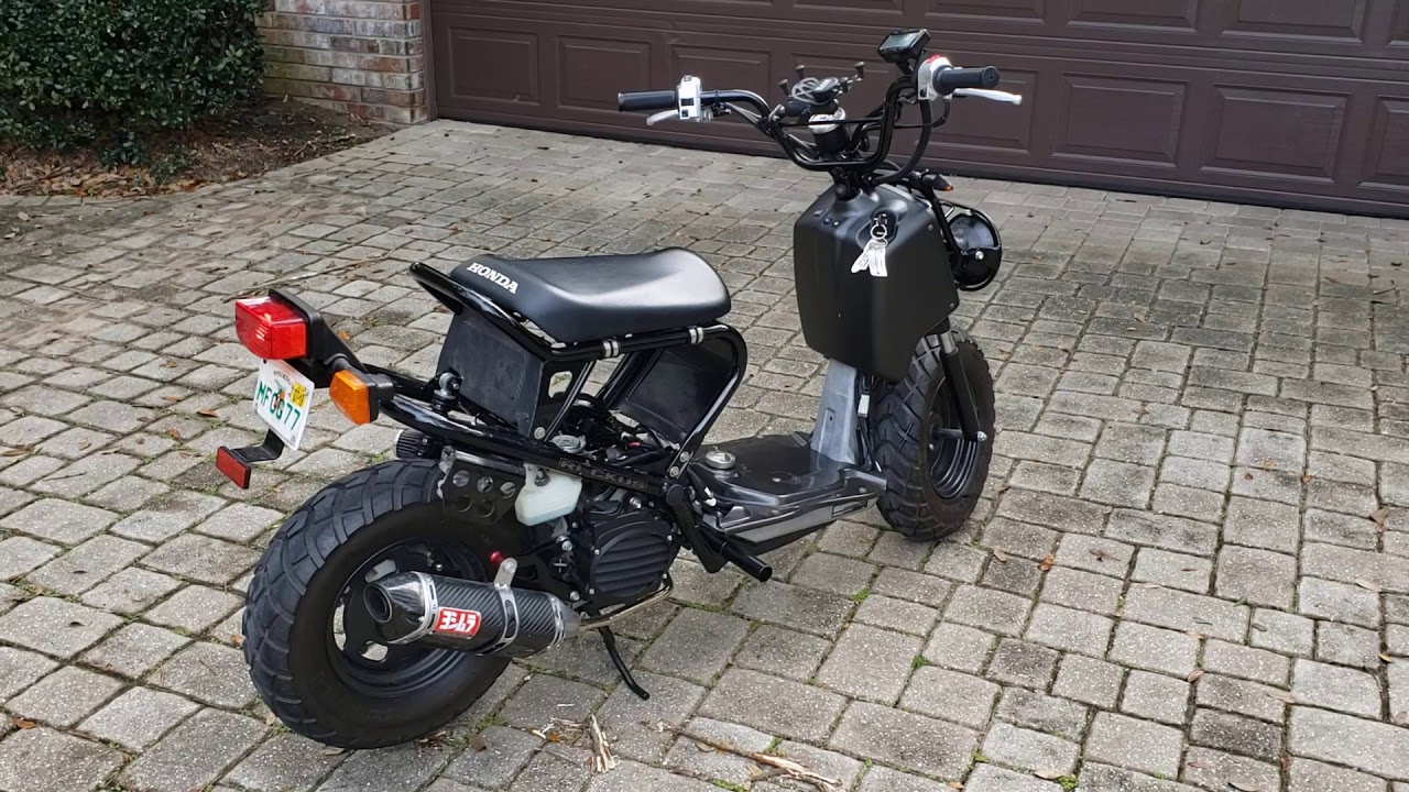 Honda Ruckus YOSHIMURA PIPE - YouTube
