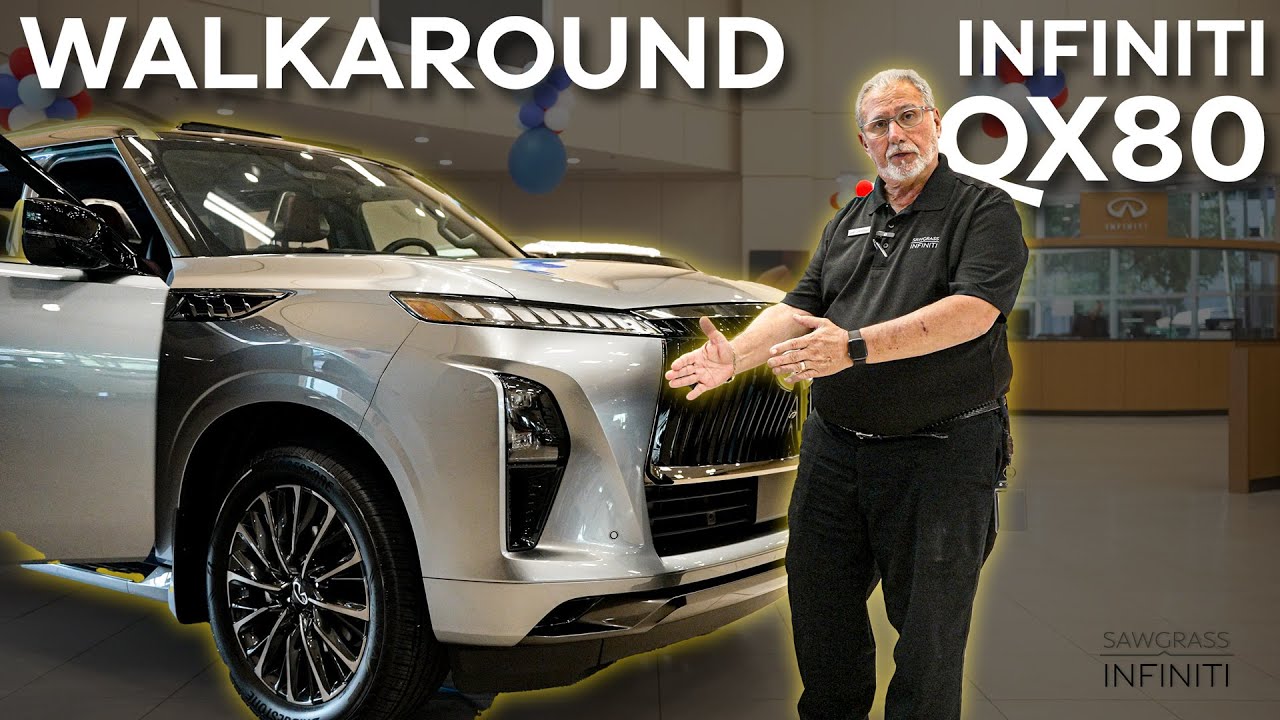GET FAMILIAR WITH THE 2025 QX80! | Infiniti QX80 Walkaround - Features ...