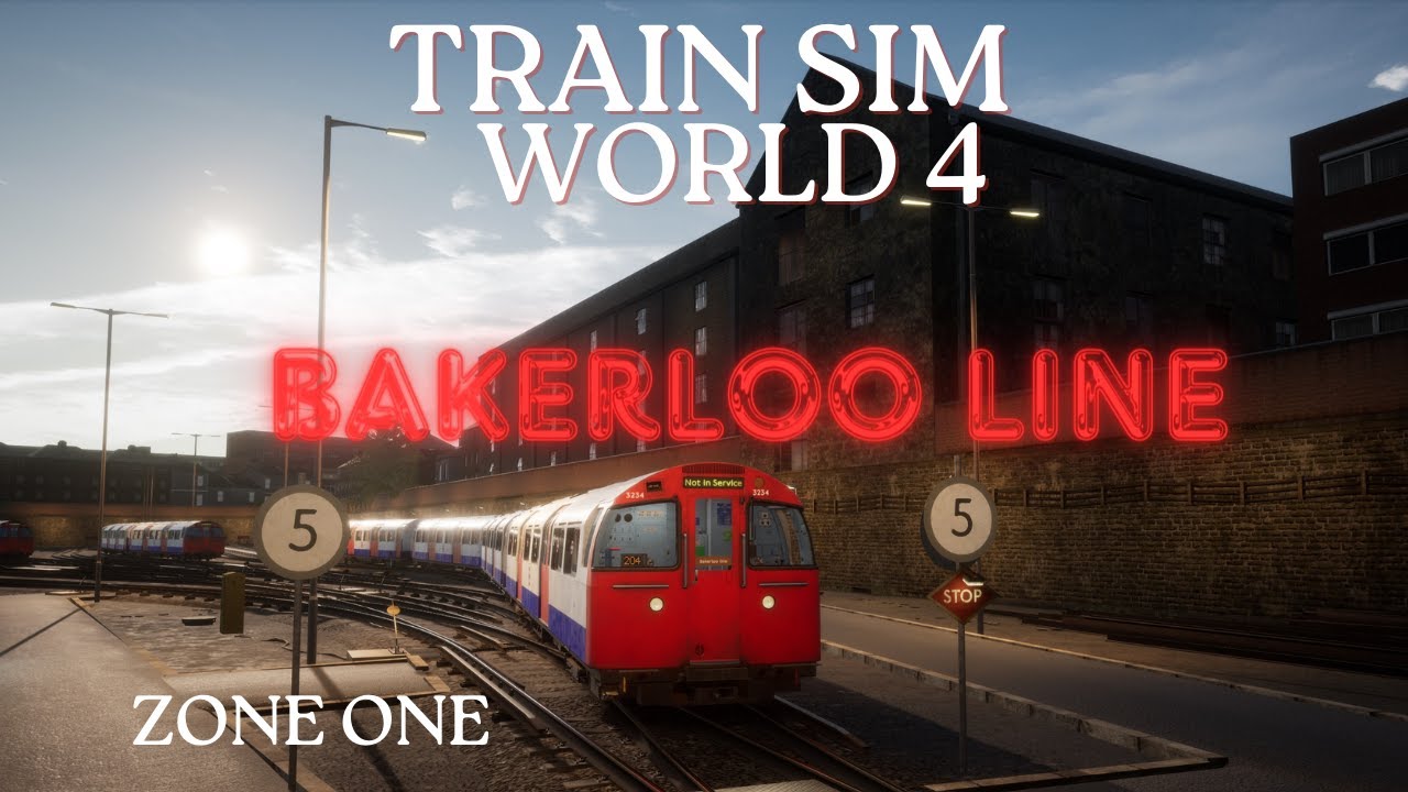 Train sim world 4. Bakerloo Line. Zone one. 1972 Mark 2 Stock - YouTube