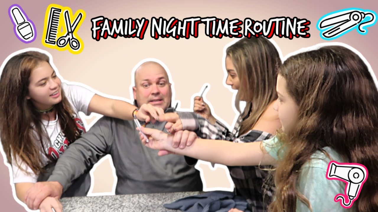FAMILY NIGHT TIME ROUTINE | SISTER FOREVER - YouTube