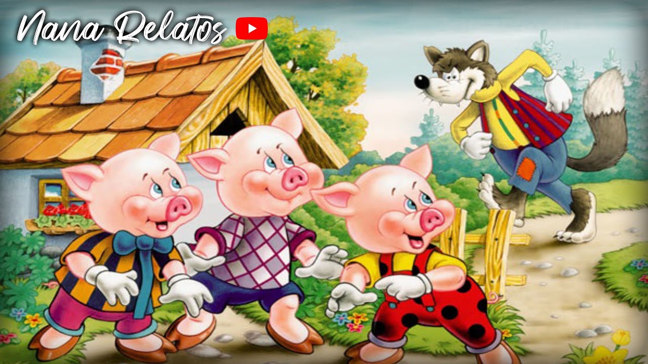 Los 3 Cerditos/Chanchitos y el Lobo feroz! | Relatos Nana - YouTube