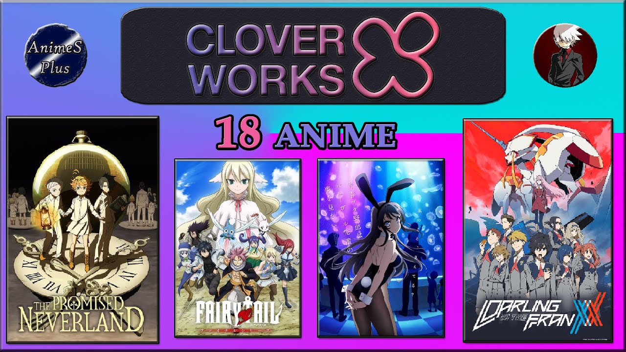 CloverWorks 18 Anime Serisi | Anime Stüdyoları - YouTube