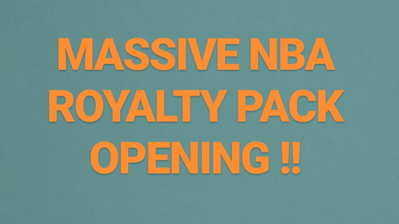 36x NBA ROYALTY TOKEN PACKS OPENING (Last Minute Pulled !!) - YouTube