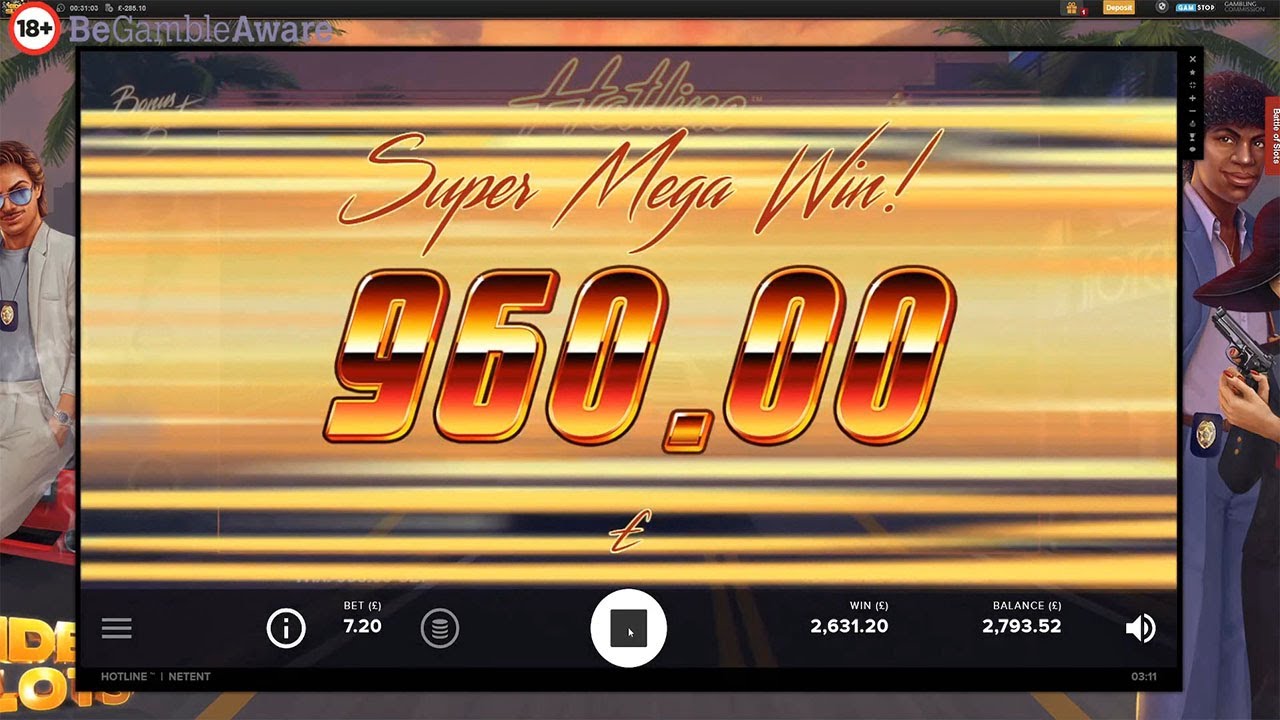 Hotline Online Slot Hots Up With A Full Screen 1980s Style Jackpot Hit ...