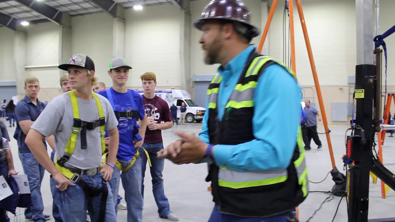 UTF Demonstrates Construction Safety at TCCI - YouTube