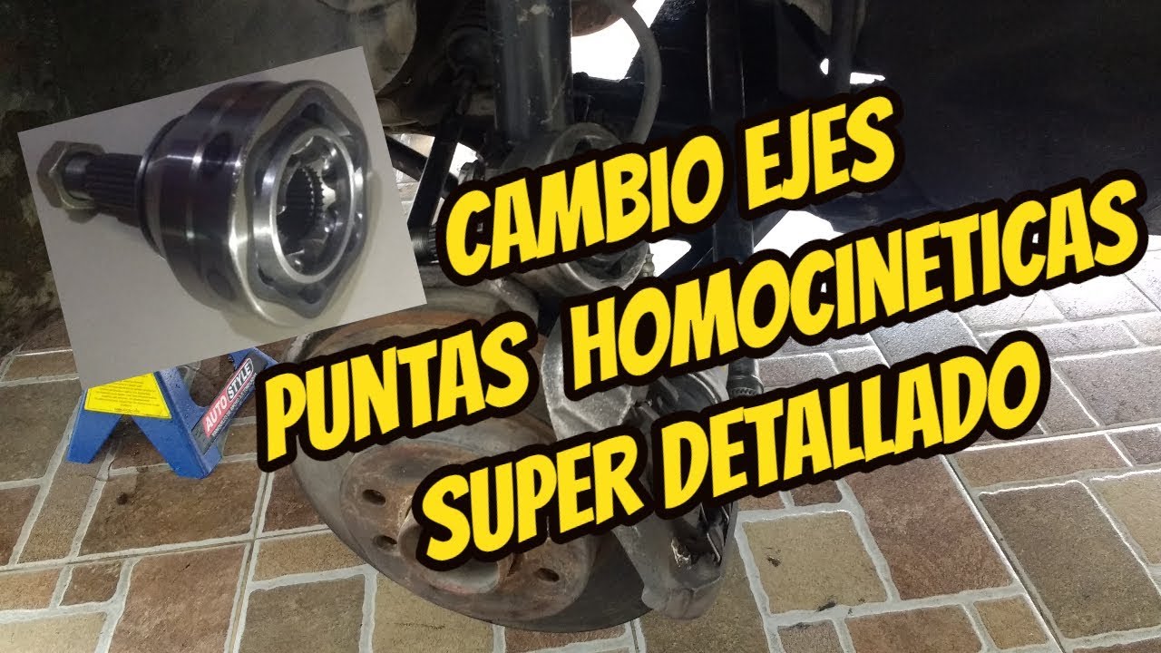 Cambio Eje Punta Homocinetica Super detallado-Change outer joint full ...
