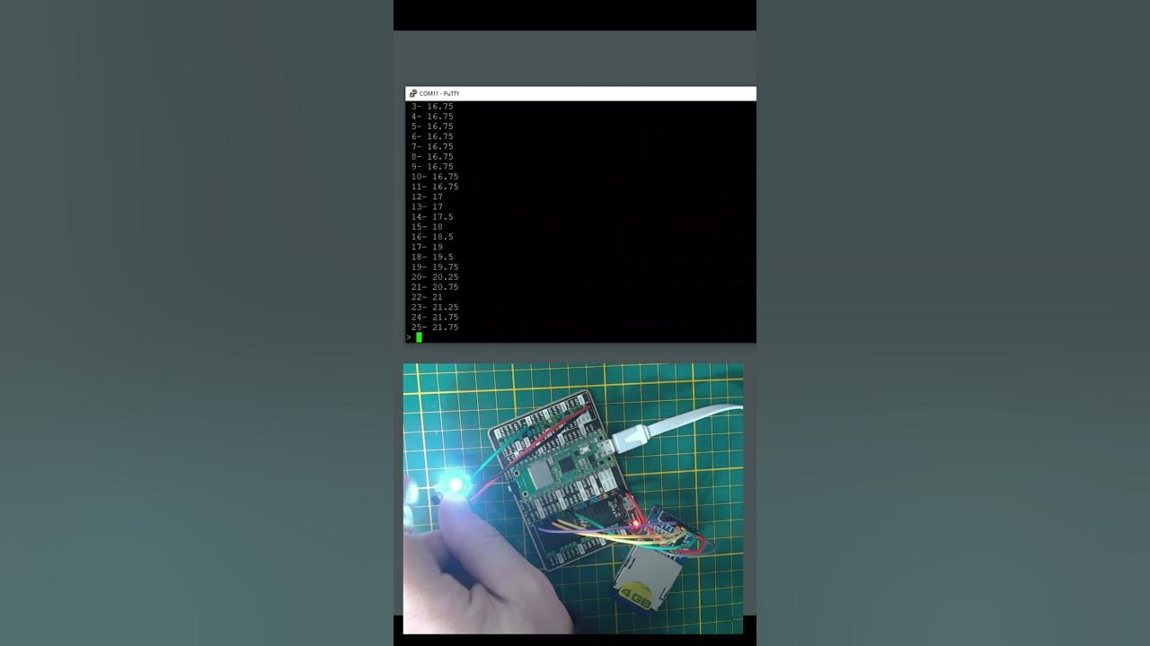 Picomite - Sensordaten am Raspberry Pi Pico auf SD-Karte loggen - YouTube