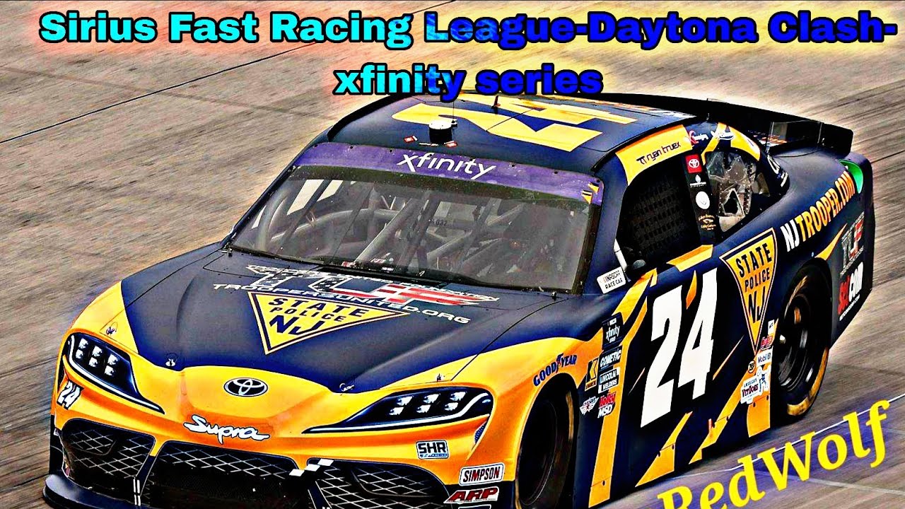 Sirius Fast Racing League- Daytona clash - xfinity series - YouTube