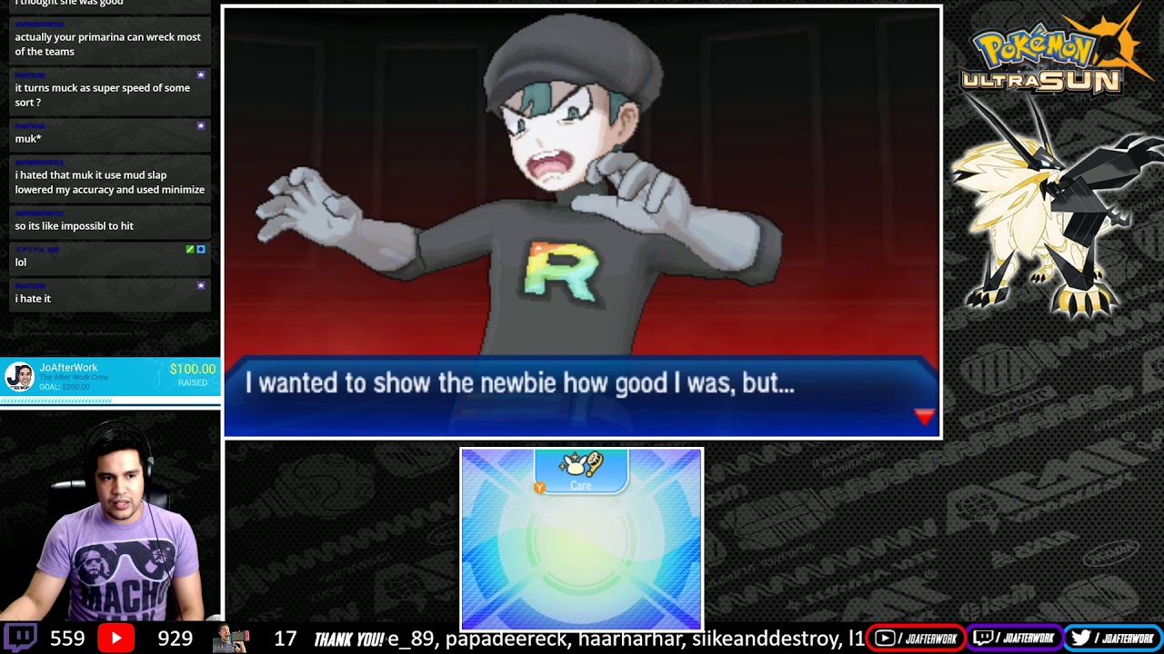 Pokemon Ultra Sun | Ultra Moon [Walkthrough #45] - Archie [Team Rainbow ...