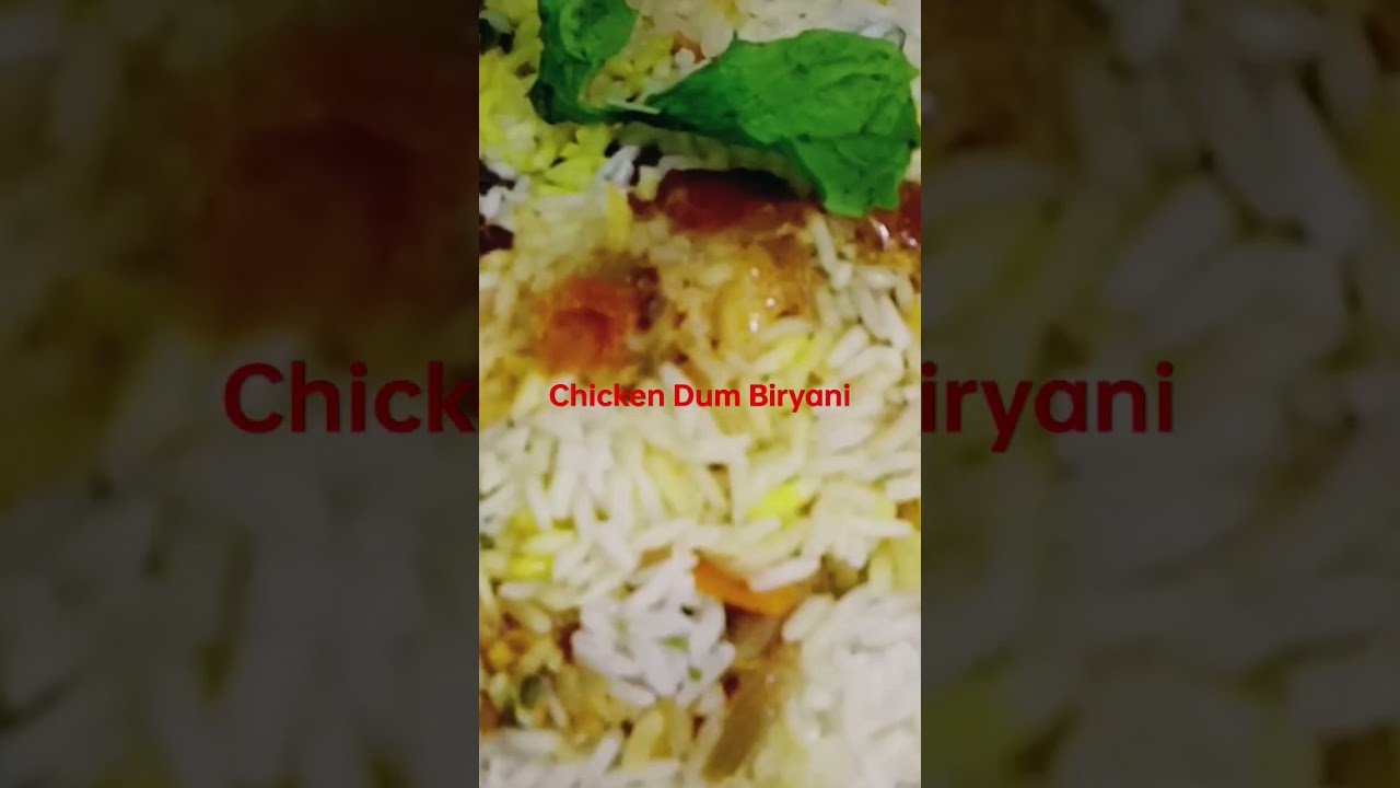 chicken dum biryani Chef aby #shorts - YouTube