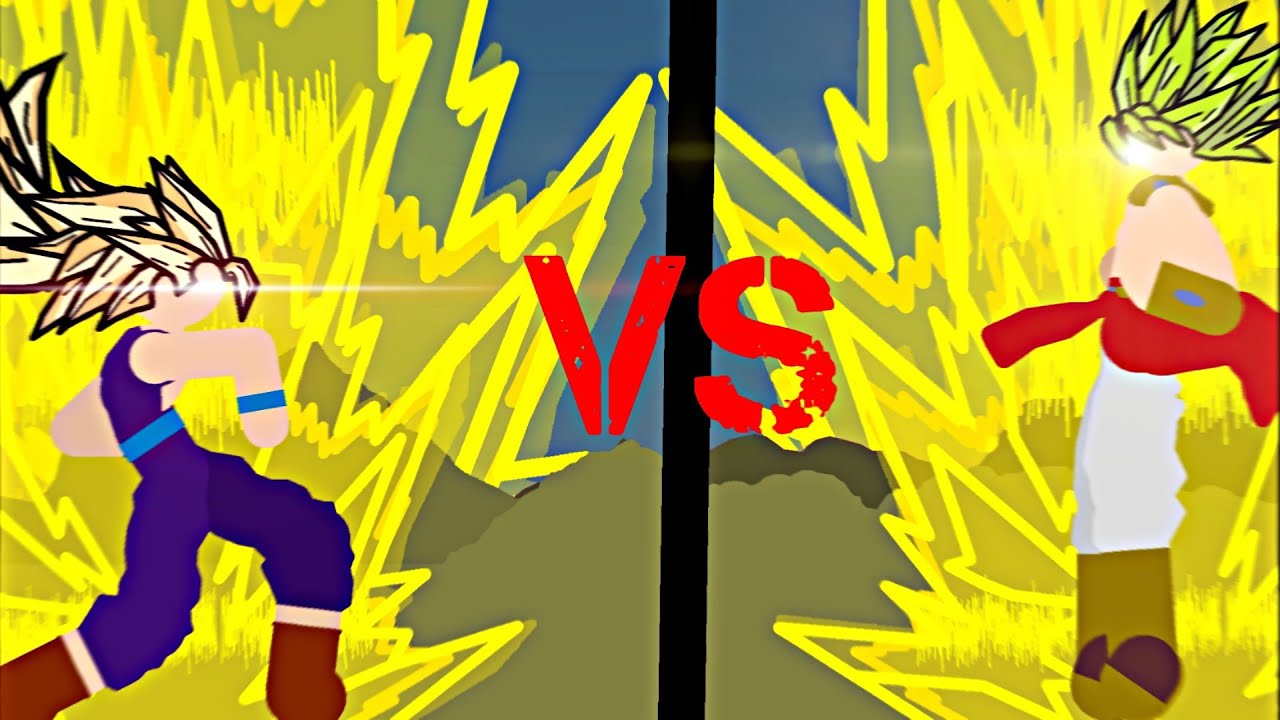 Gohan vs broly | Stick nodes animation - YouTube
