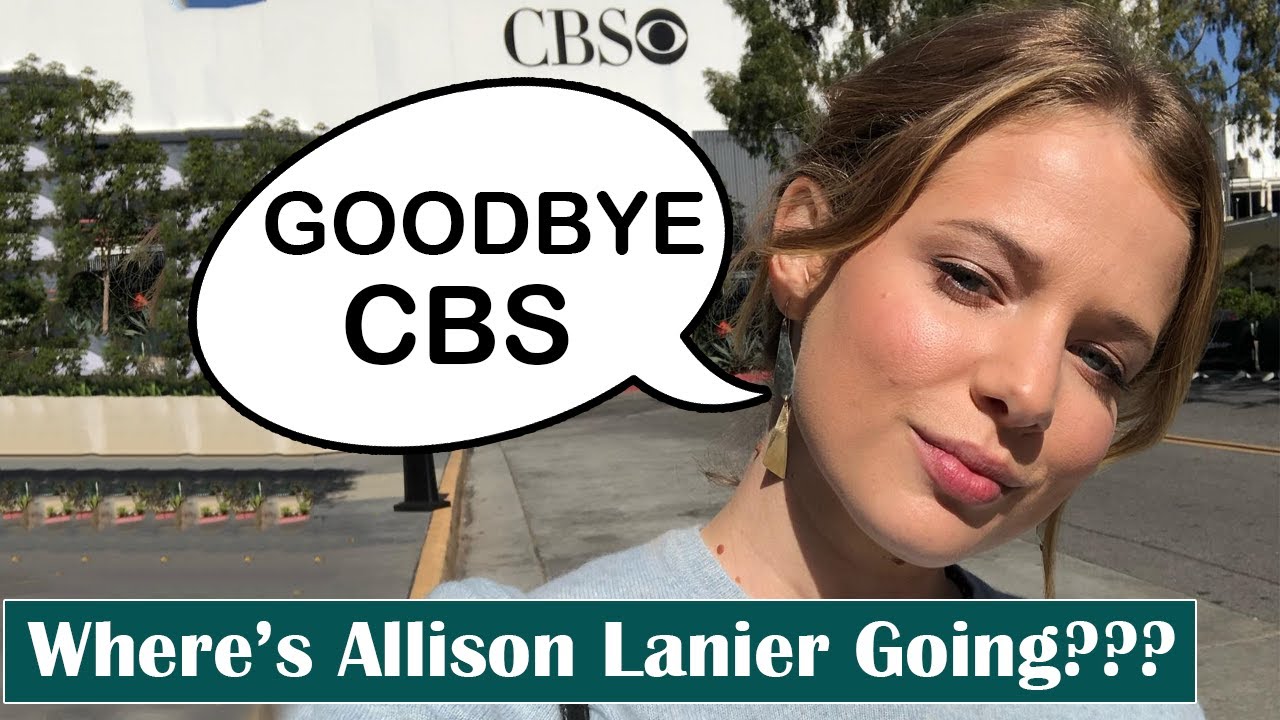 Allison Lanier is leaving Y&R!!! Where is She GOING???? - YouTube