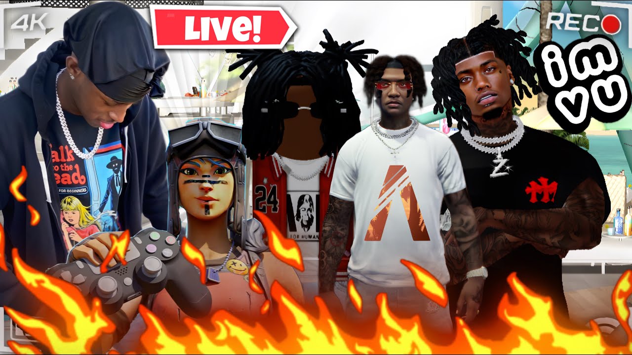 LIVE ON IMVU & PLAYING ROBLOX & GTA RP & FORTNITE - YouTube