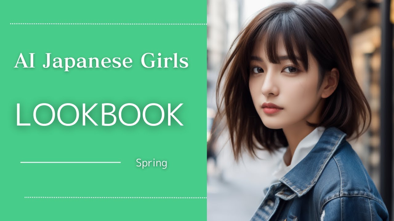 [ai Japanese girls] Spring Fashion Lookbook. - YouTube