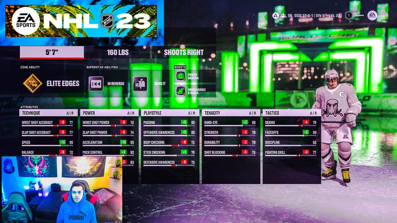 NHL 23 THE FASTEST WORLD OF CHEL BUILD🚀 - YouTube