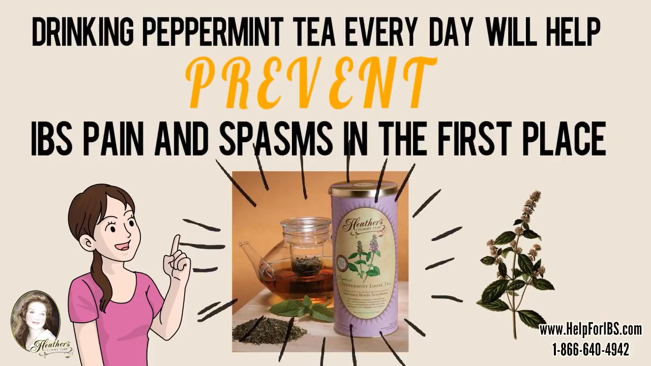 Heather's Tummy Tea Peppermint: For IBS Relief of Pain, Spasms, Cramps ...