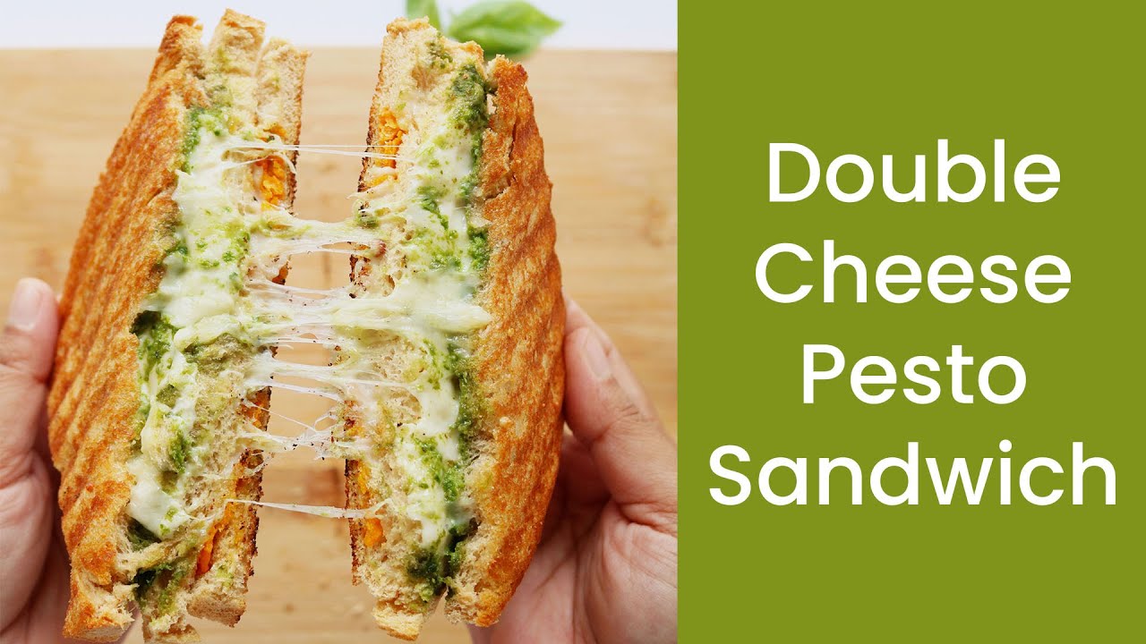 Double Cheese Pesto Sandwich by CnJ - YouTube