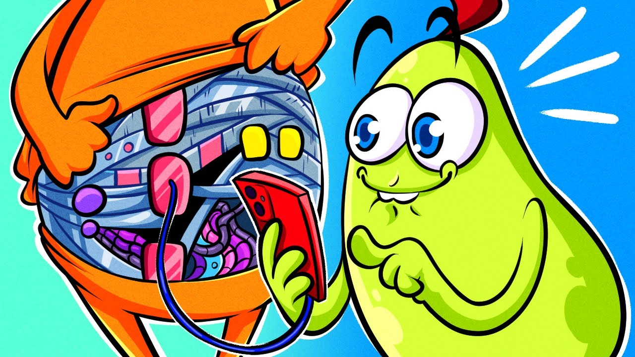 Pears VS Robots 🤖| Crazy Robot Assistant| Cyborg Girl At School ||Funny ...