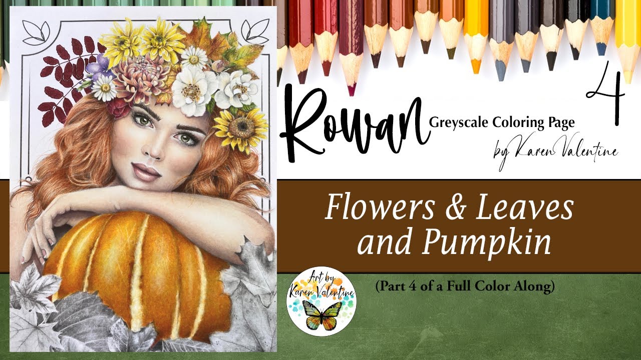 Rowan Greyscale Coloring Page (Part 4) - YouTube