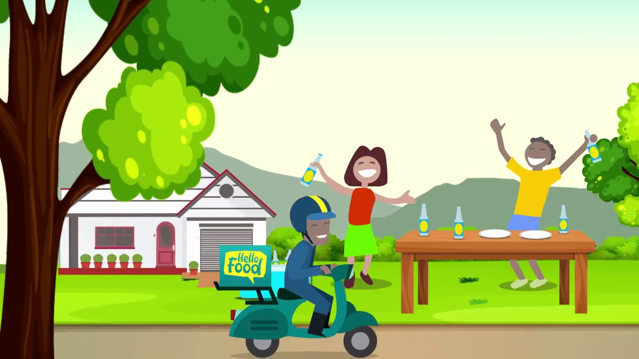 Hello Food Delivery - YouTube