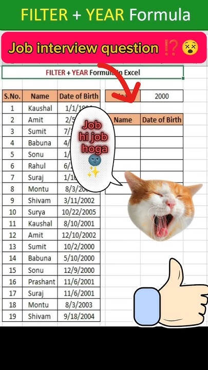 Master the Excel FILTER Function – Ultimate Guide #excel #shorts #spreadsheetmagic #vlookup ...