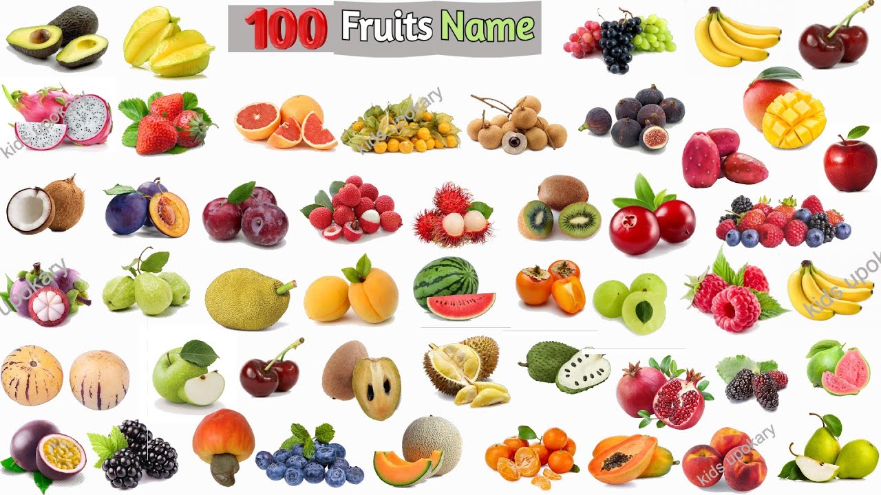 The fruits learning for kids - fruits learning for babies - fruits ...
