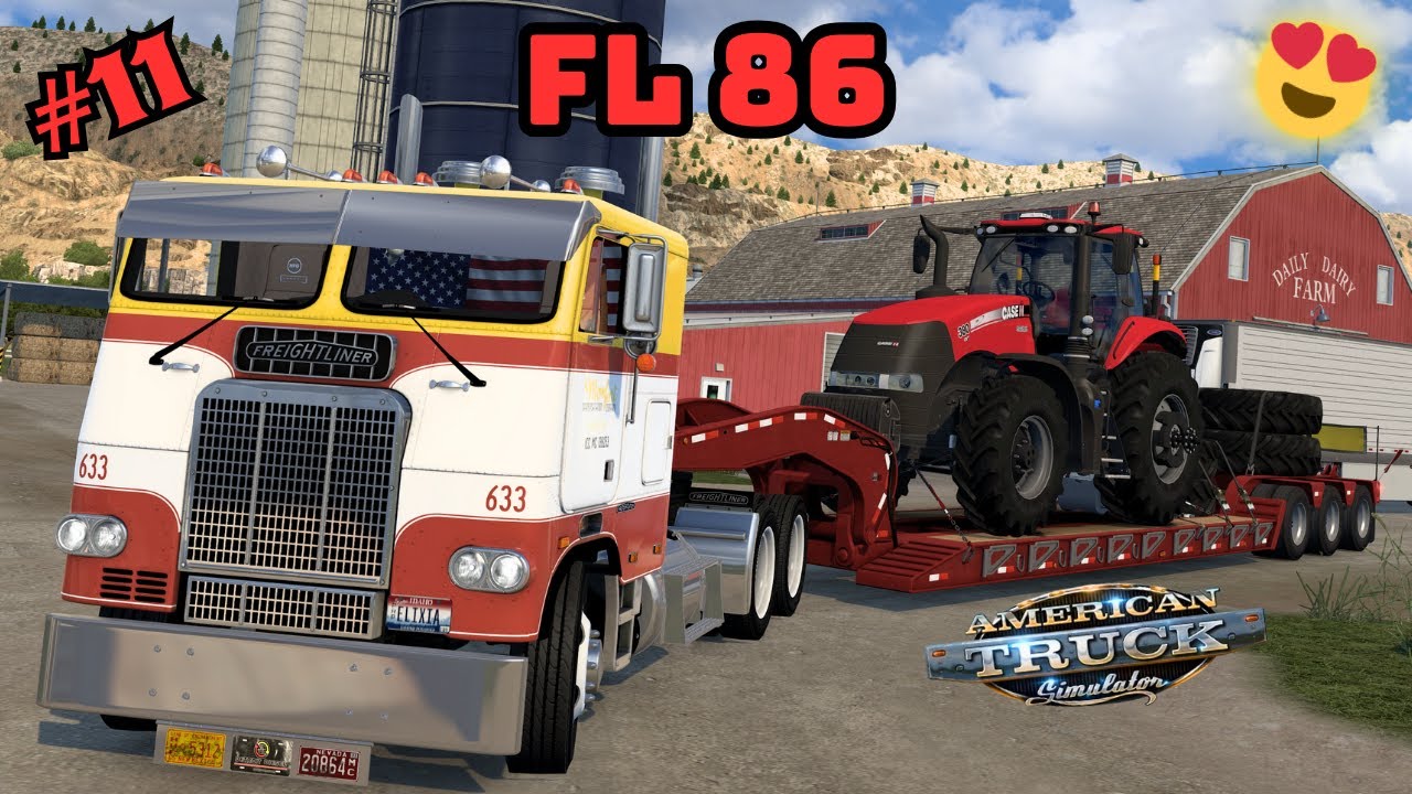 ATS 🚨 [E11] 🫶FREIGHTLINER FL 86 👀😎 4K Gameplay - YouTube