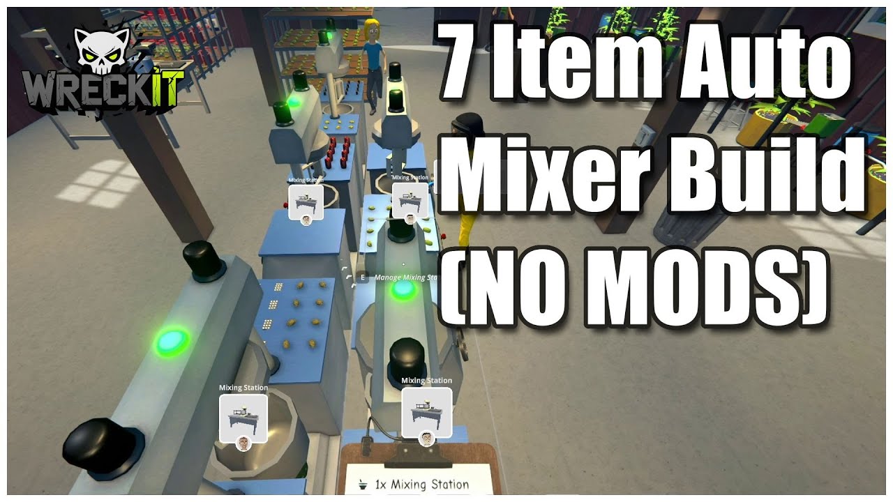 How To Make A 7 Item Automatic Mixer(NO MODS) - YouTube