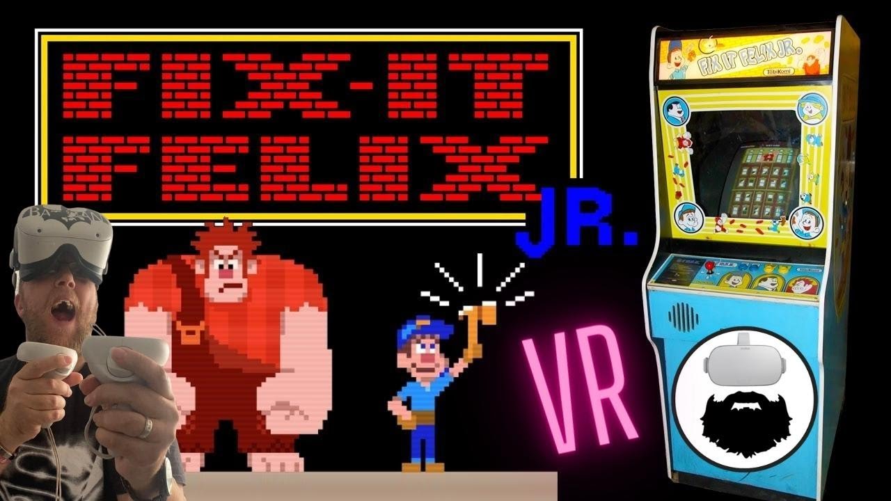 Fix it Felix: Retro Wreck it Ralph in Vr! on the Quest 2. - YouTube