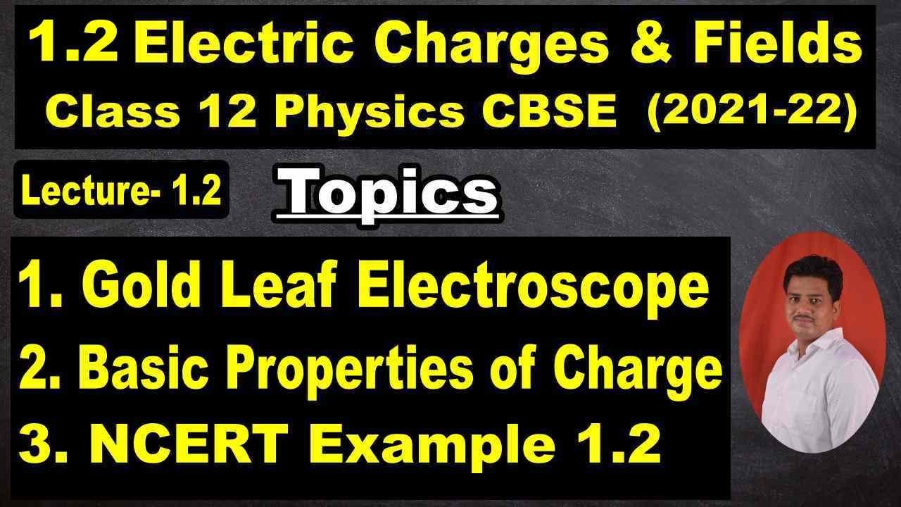 1.2 Electric Charges & Fields Class 12 Physics | Gold Leaf Electroscope ...