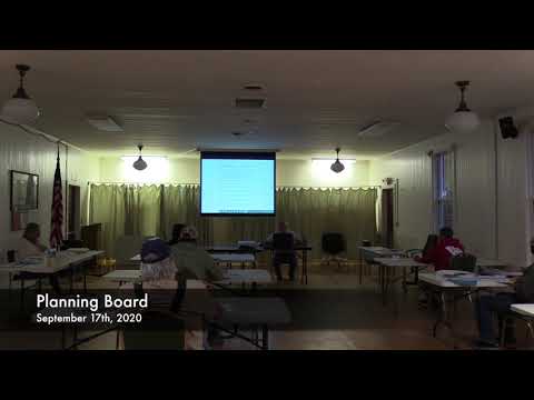 Planning Board - 09-17-2020 - YouTube