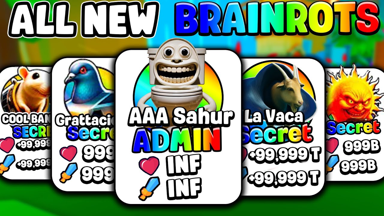 UNLOCKING EVERY NEW BRAINROT in Brainrot Evolution Update! (Roblox ...